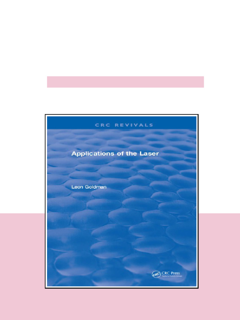 Applications Of The Laser Goldman Leon digital version 2025 | PDF ...