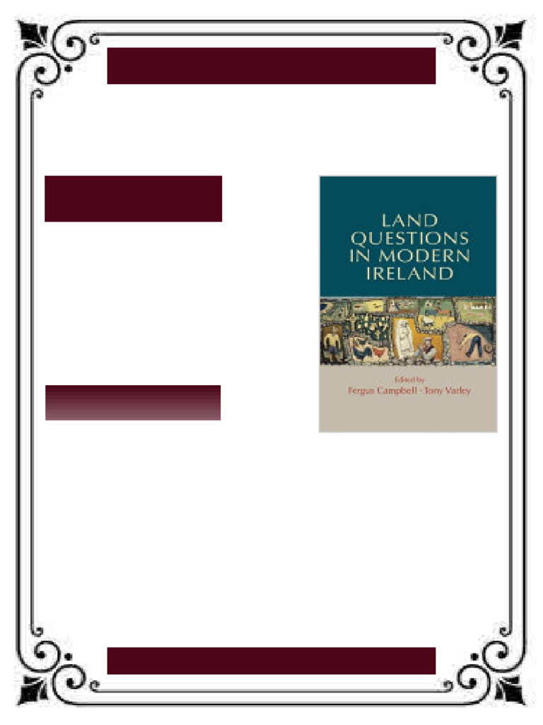 Land Questions in Modern Ireland Campbell ebook full review copy | PDF