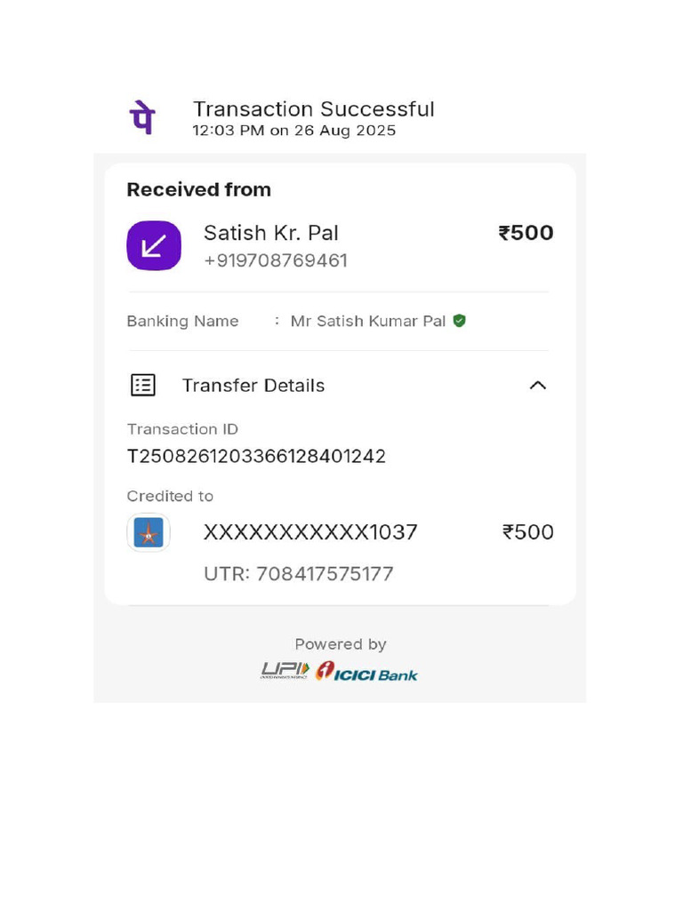 Transaction Receipt | PDF