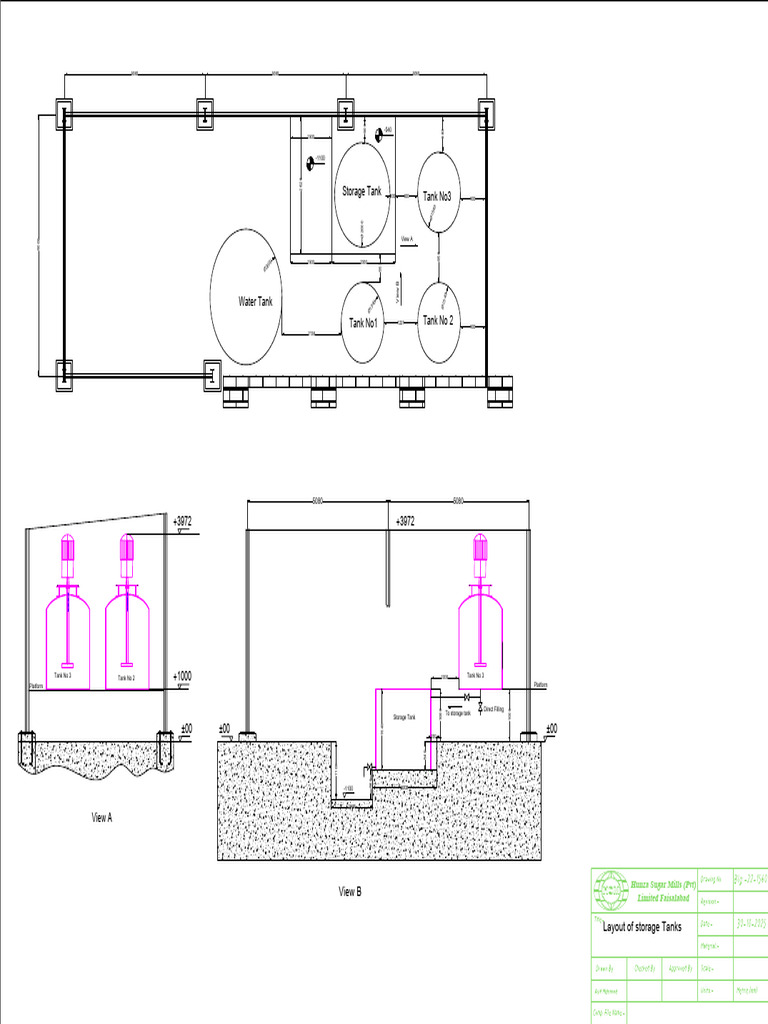 Layout of Storage Tank | PDF
