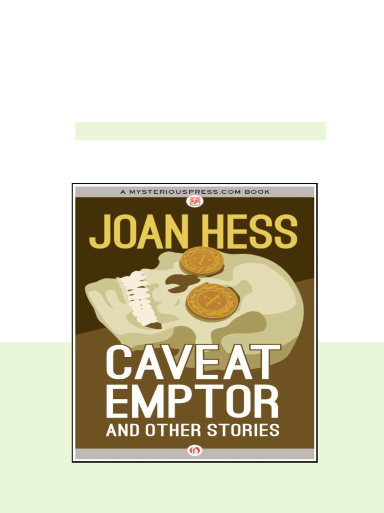 Caveat Emptor And Other Stories Joan Hess full | PDF