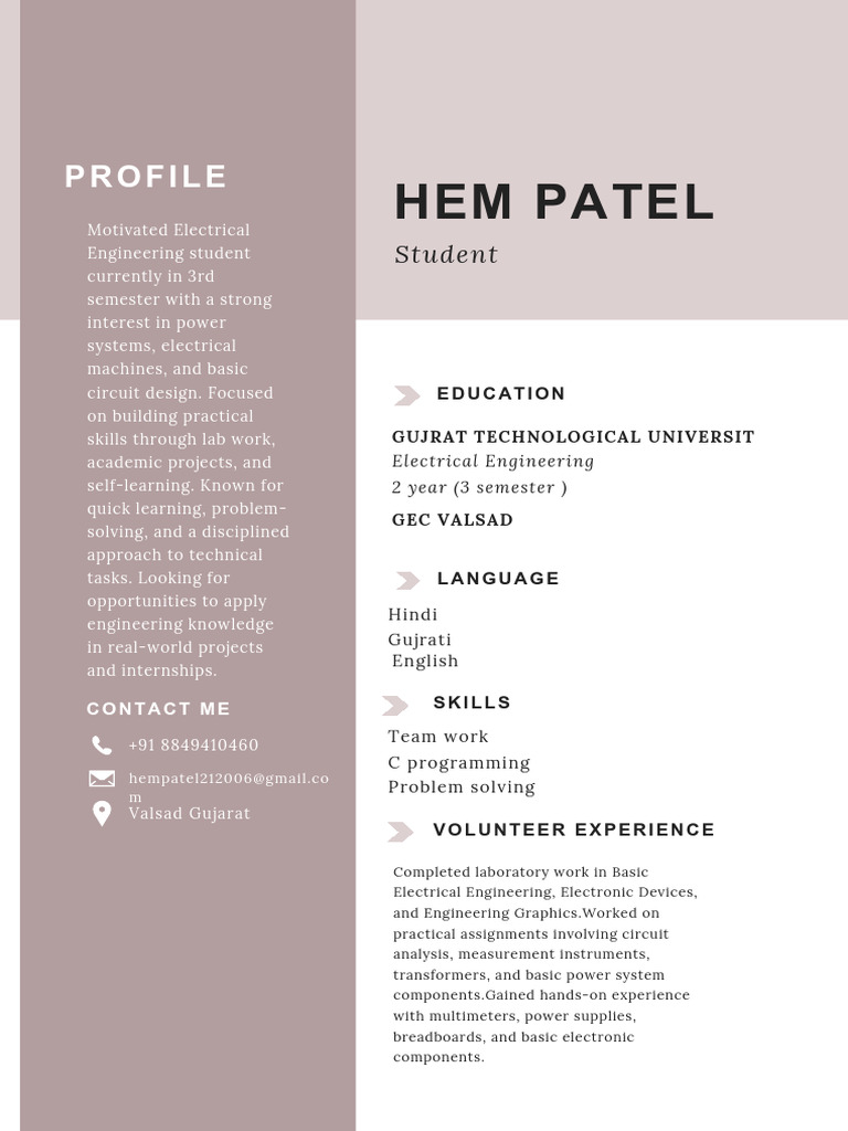 White Simple Student CV Resume_20251118_203632_0000 | PDF