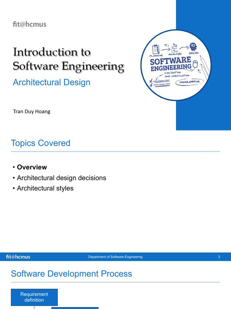 Software Engineering Architectural Design Guide | PDF | Client–Server ...