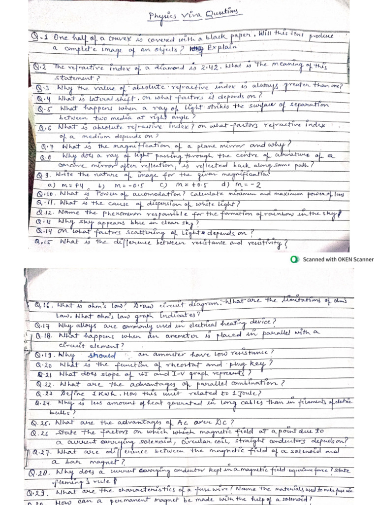 Viva Questions 2 | PDF