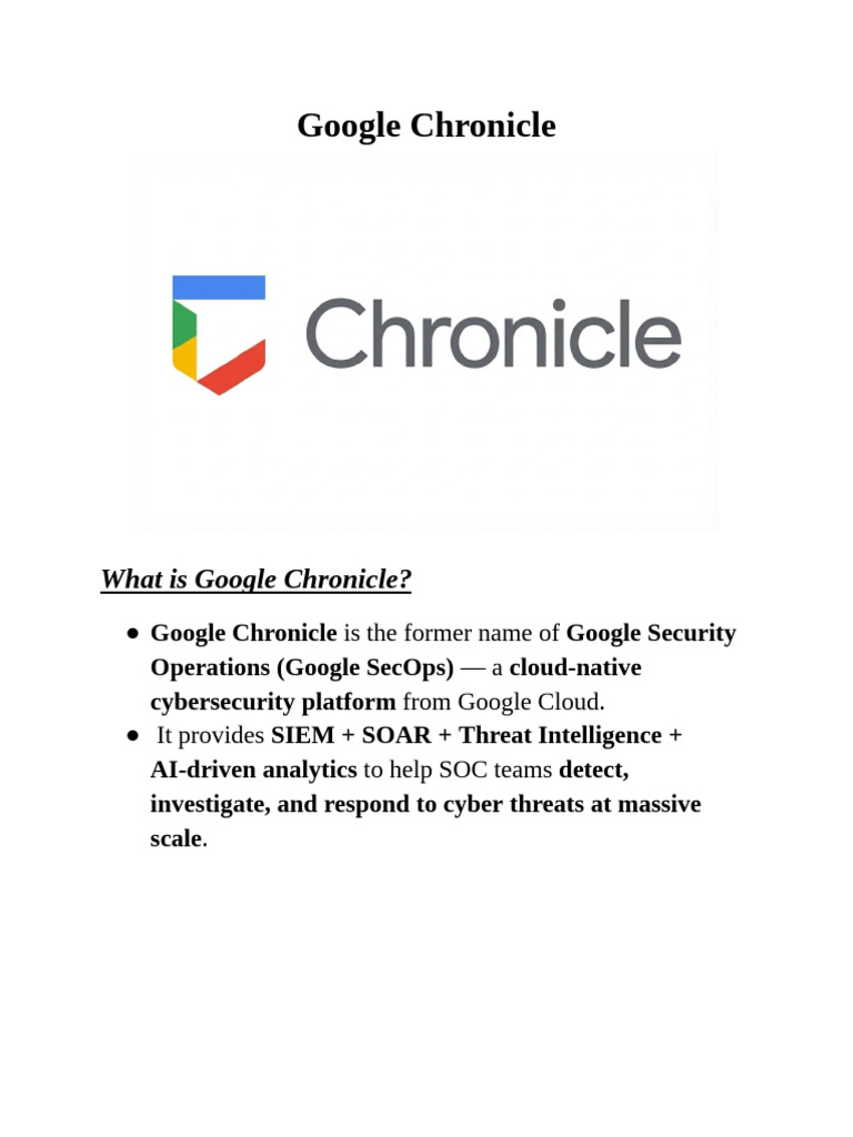Google SecOps: Cloud-Native Cybersecurity | PDF | Computing ...