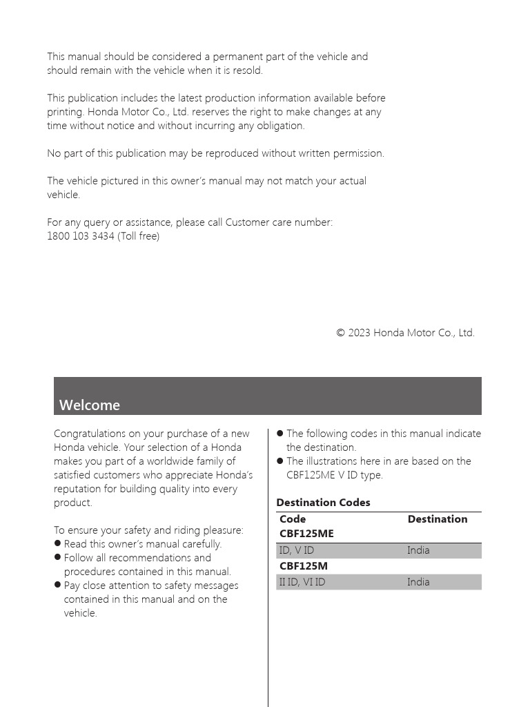 Owner Manual | PDF | Gasoline | Brake
