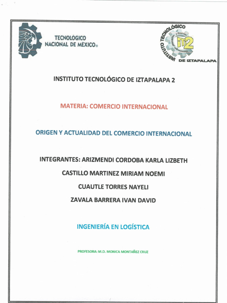 Origen y Actualidad Del Comercio | PDF