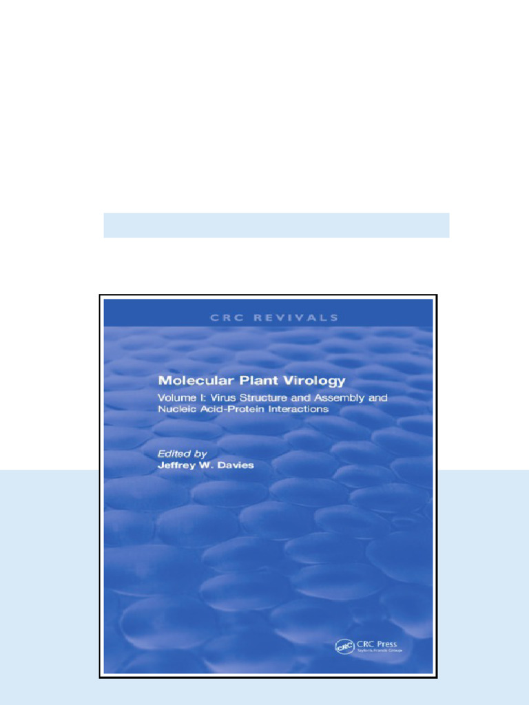 Molecular Plant Virology Volume I Virus Structure And Assembly And ...