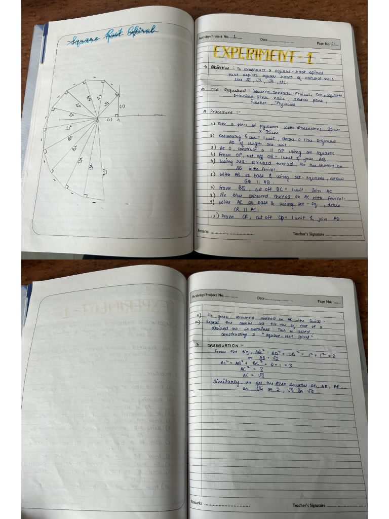 Class IX Practical File Work | PDF