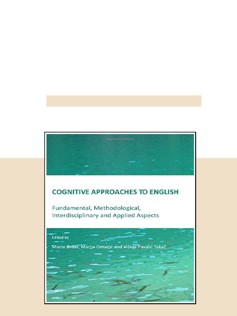 Cognitive Approaches to English Fundamental Methodological ...