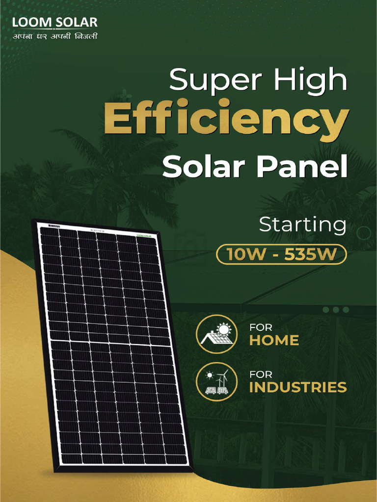 Loom Solar Shark 445 Watt Panel | PDF | Solar Panel | Electrical Equipment
