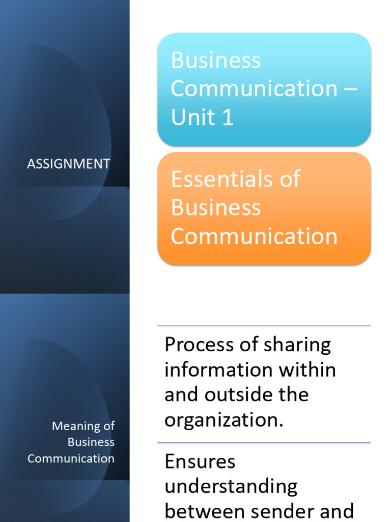 Essentials of Business Communication Guide | PDF