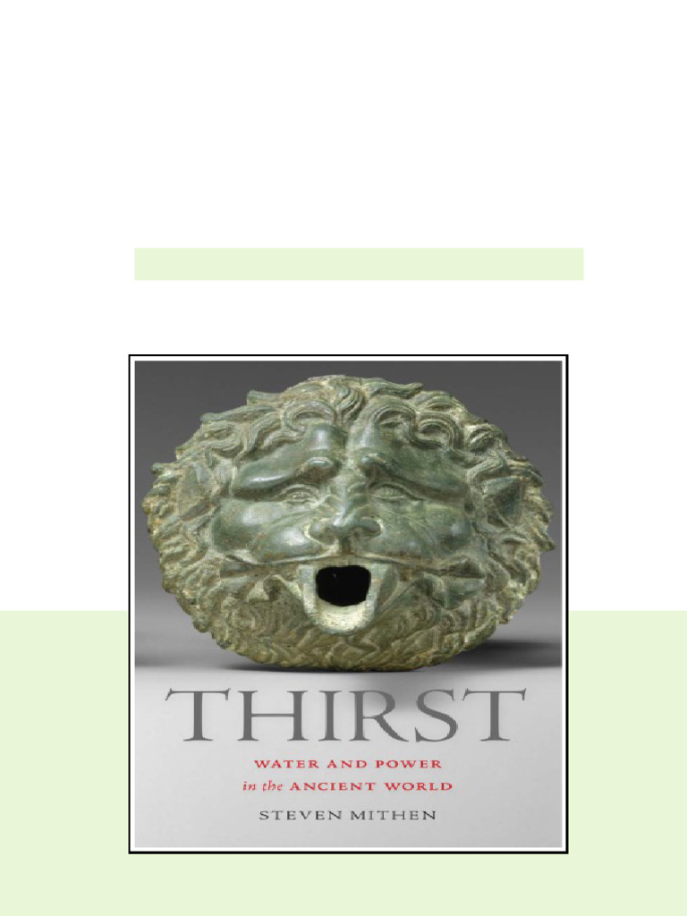 Thirst For Water And Power In The Ancient World Steven Mithen digital ...