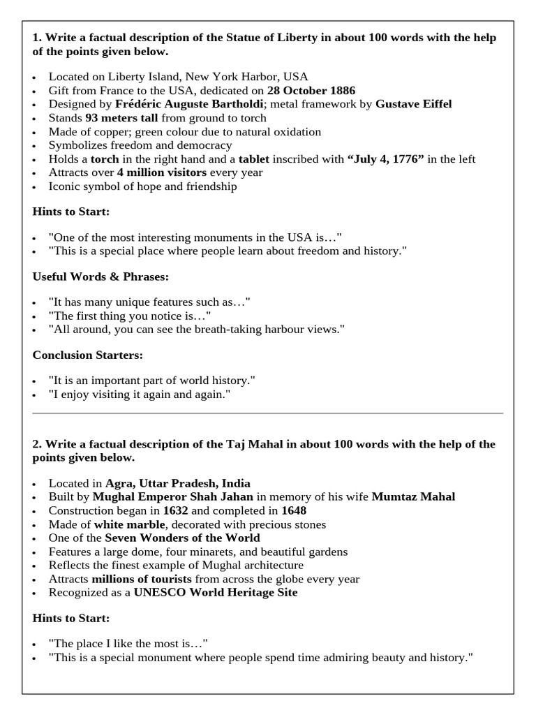 Eng Grm Factual Description | PDF | Mount Everest