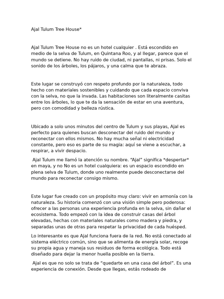 Ajal Tulum | PDF | Turismo