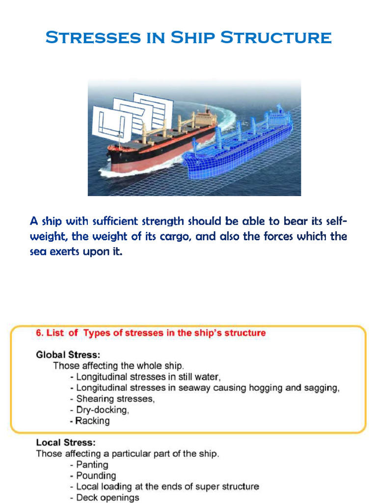 Ship Structural Stresses Explained | PDF