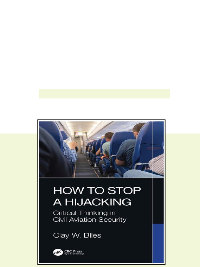 (Ebook) How to Stop a Hijacking: Critical Thinking in Civil Aviation ...