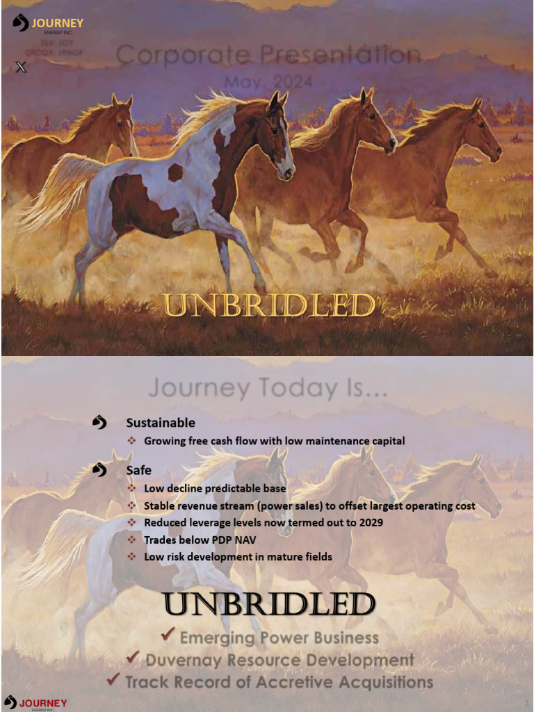 Journey Oil Corporate Overview 2024 | PDF