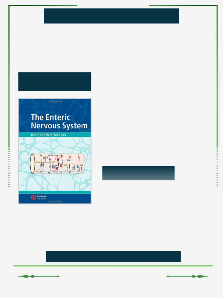 The Enteric Nervous System 1st Edition John Barton Furness ebook all ...
