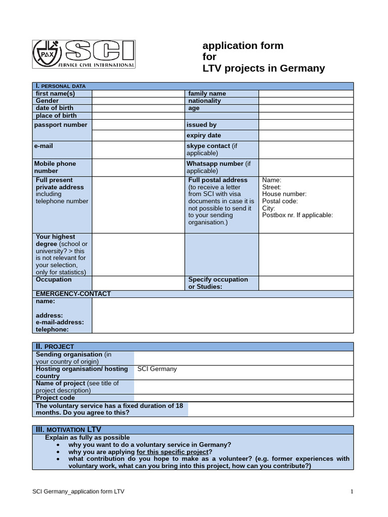 Application Form Part1 2025 NEW (1) | PDF