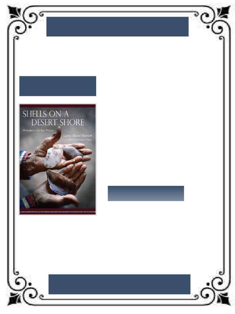 Shells on a Desert Shore Mollusks in the Seri World 1st Edition Cathy ...