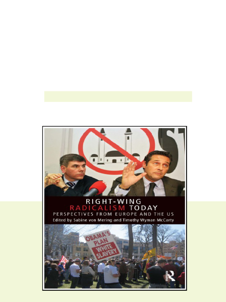 Rightwing Radicalism Today Perspectives From Europe And The Us Sabine ...