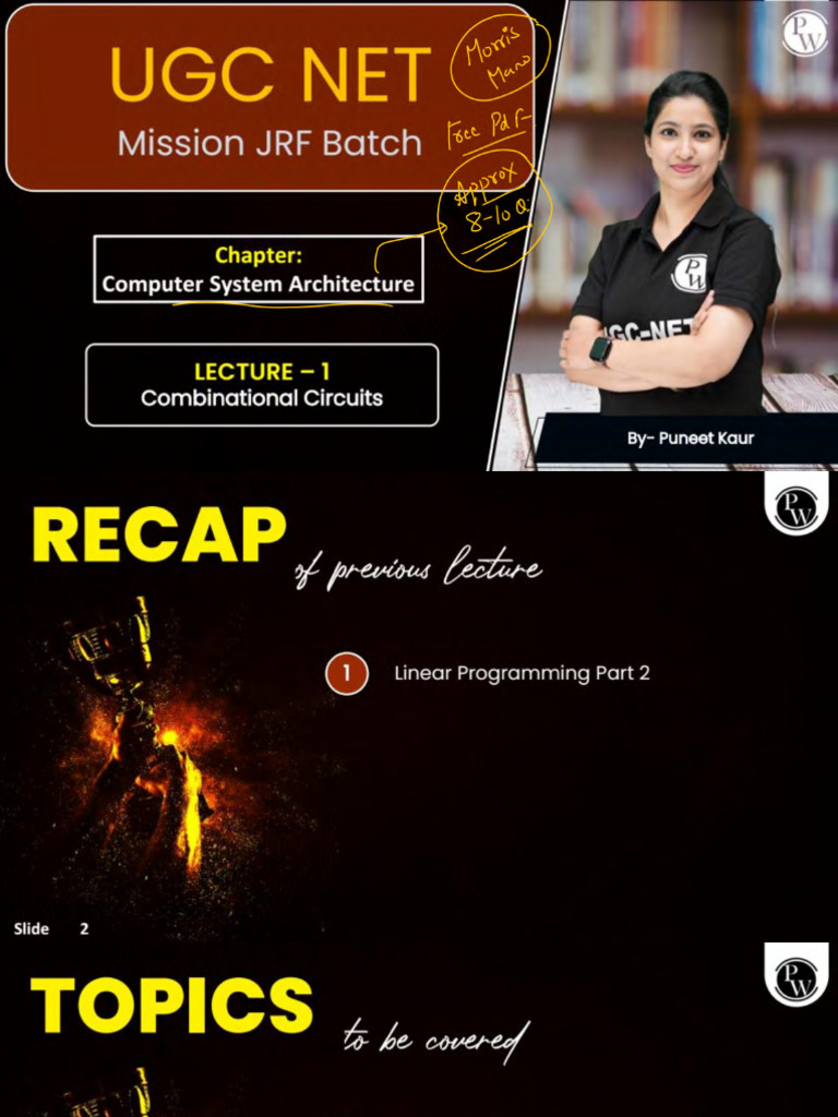 Computer System Architecture 01 _ Class Notes | PDF