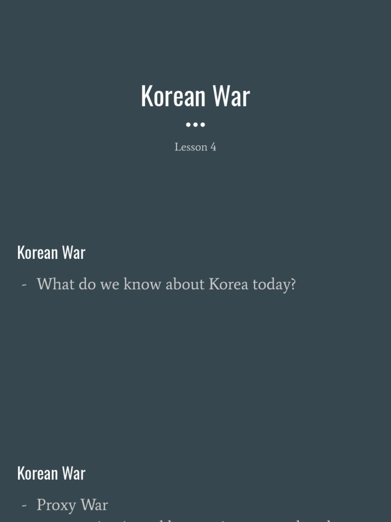 4a Korean War | PDF
