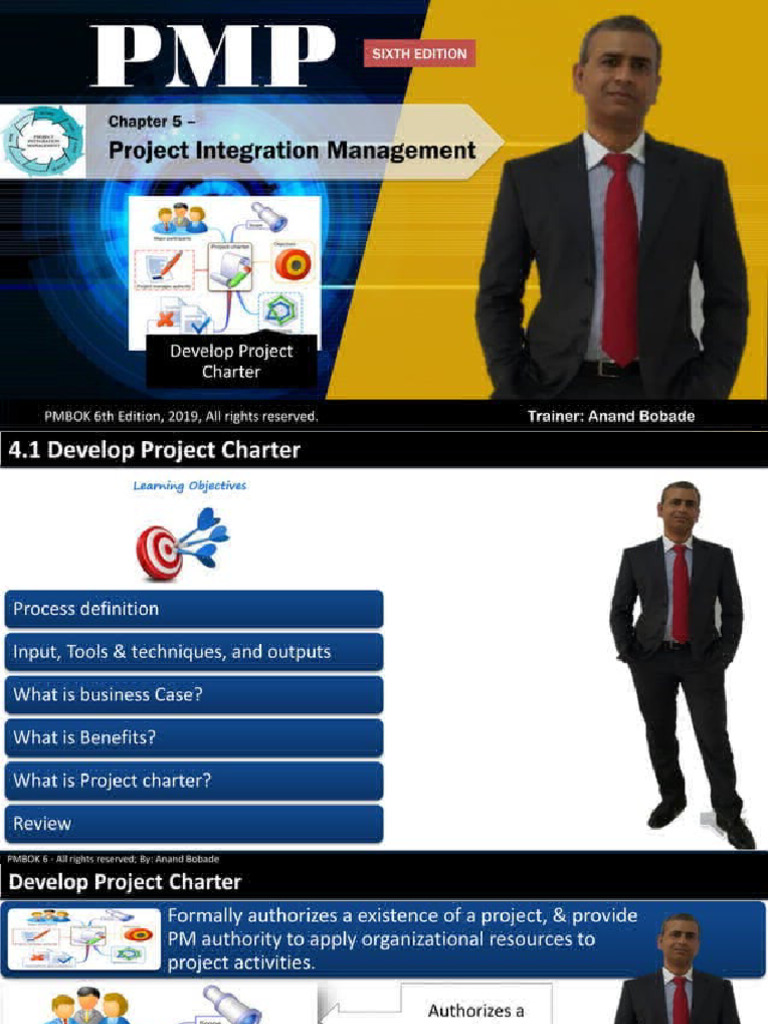Chapter 4.1 Pmbok | PDF