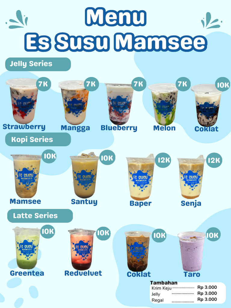 Merah Muda Simpel Abstrak Menu Minuman Flyer.pdf | PDF