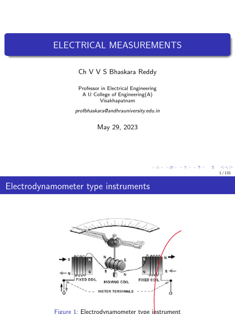 Electrical Measurements | PDF | Electrical Engineering | Electricity