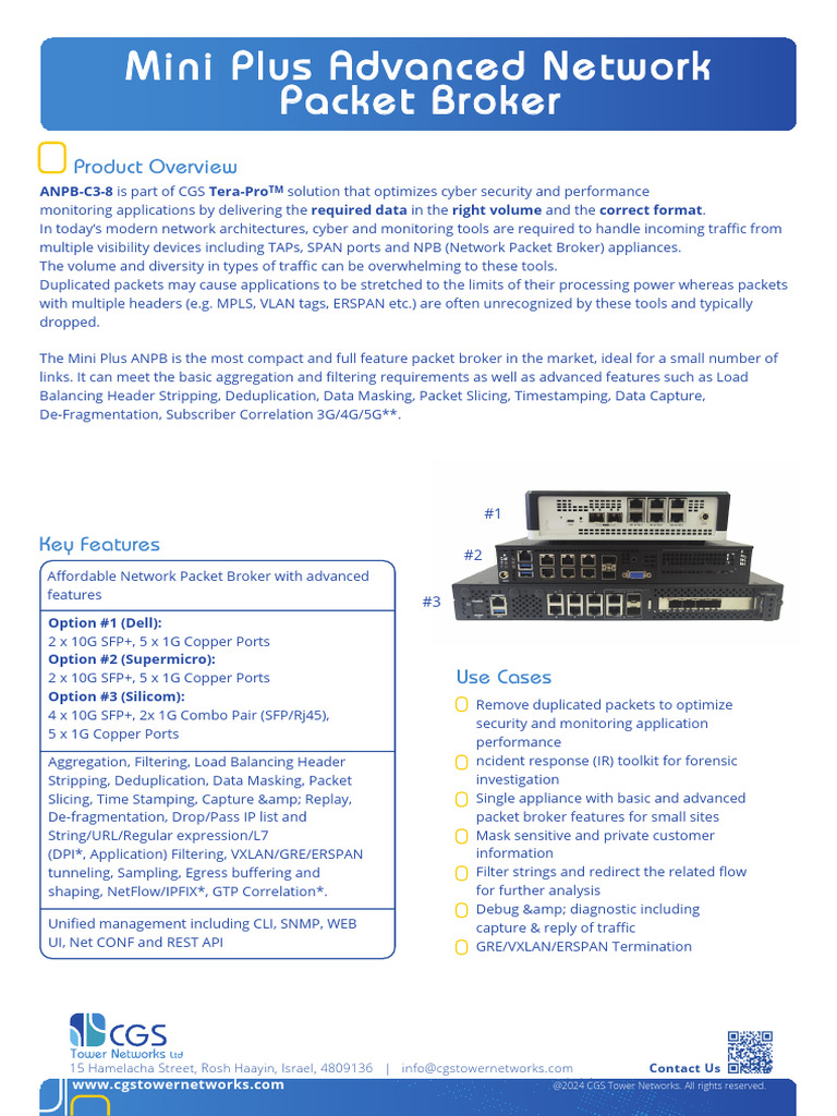 Brochure Mini Plus Advanced Network 01 24 | PDF | Computer Network ...