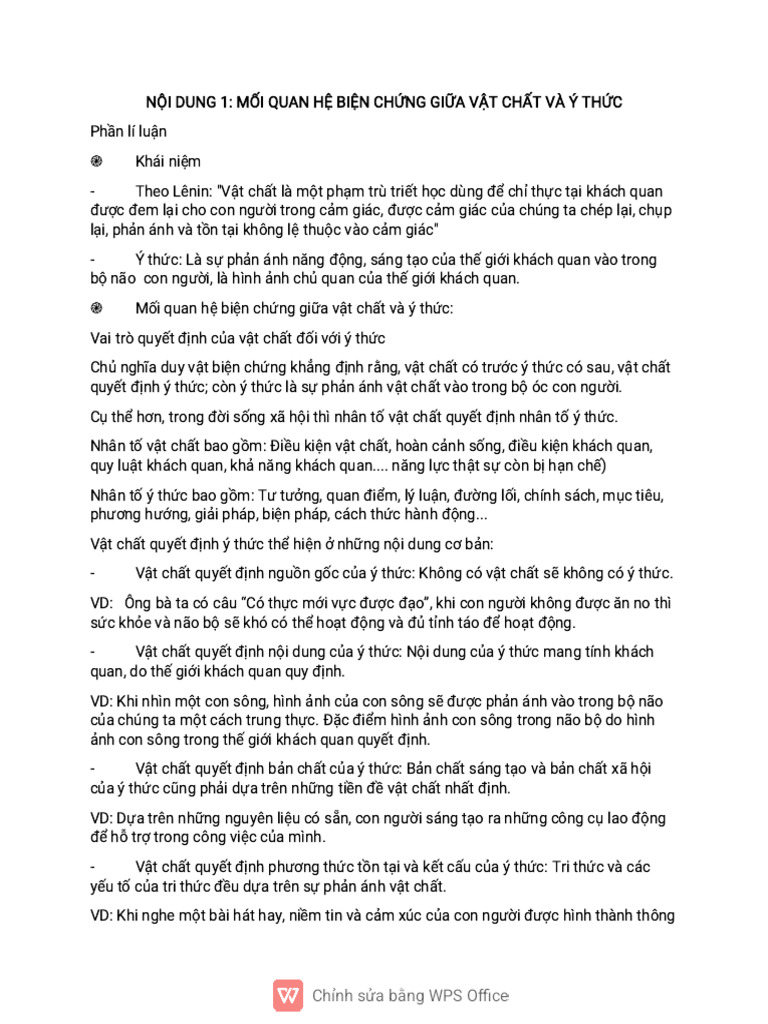 FILE TỔNG HỢP 12 ND TRIẾT HỌC MÁC - LÊNIN | PDF