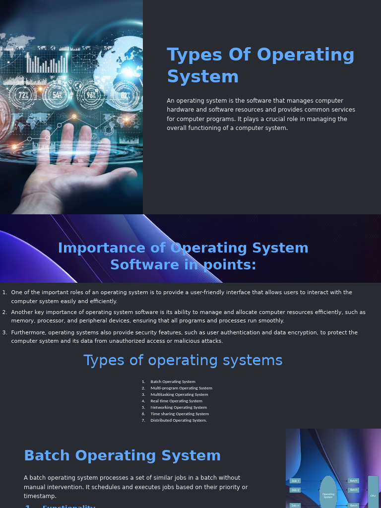 Types of Operating Systems Explained | PDF | Operating System | Process ...