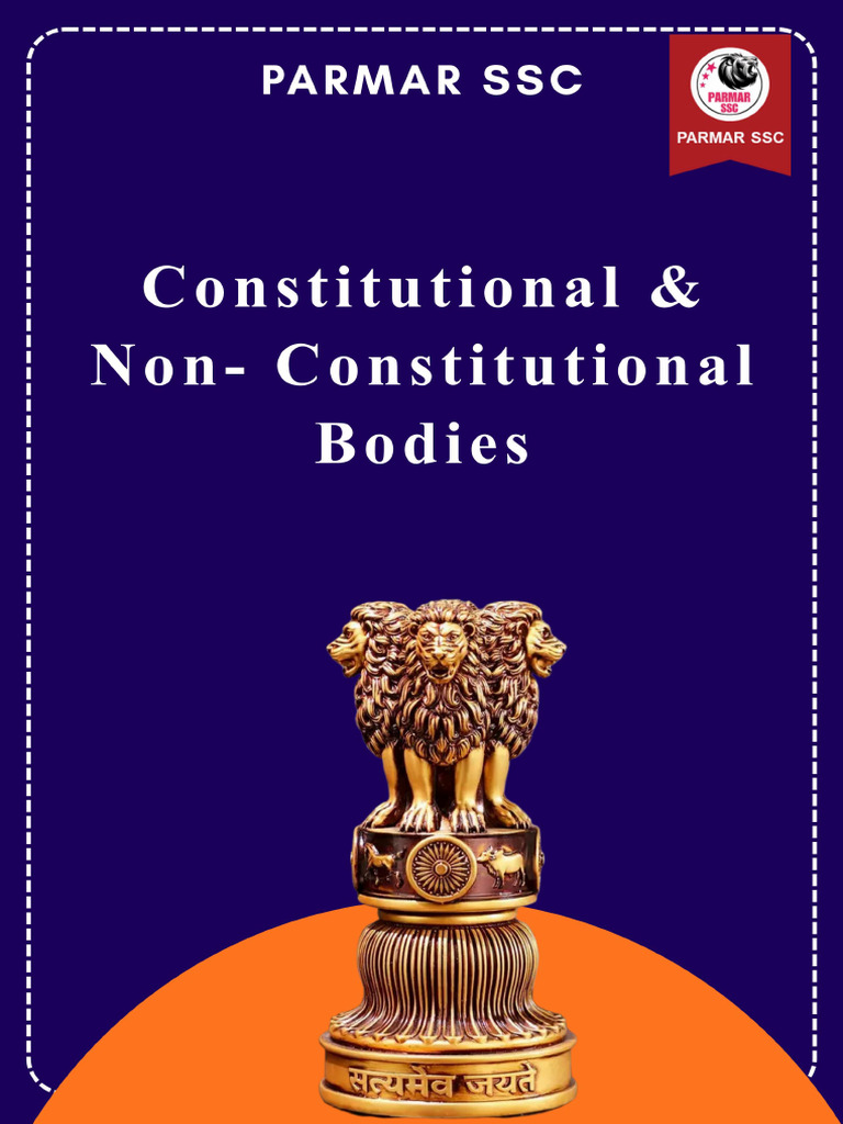 Constitutional and Non-constitutional Bodies | PDF