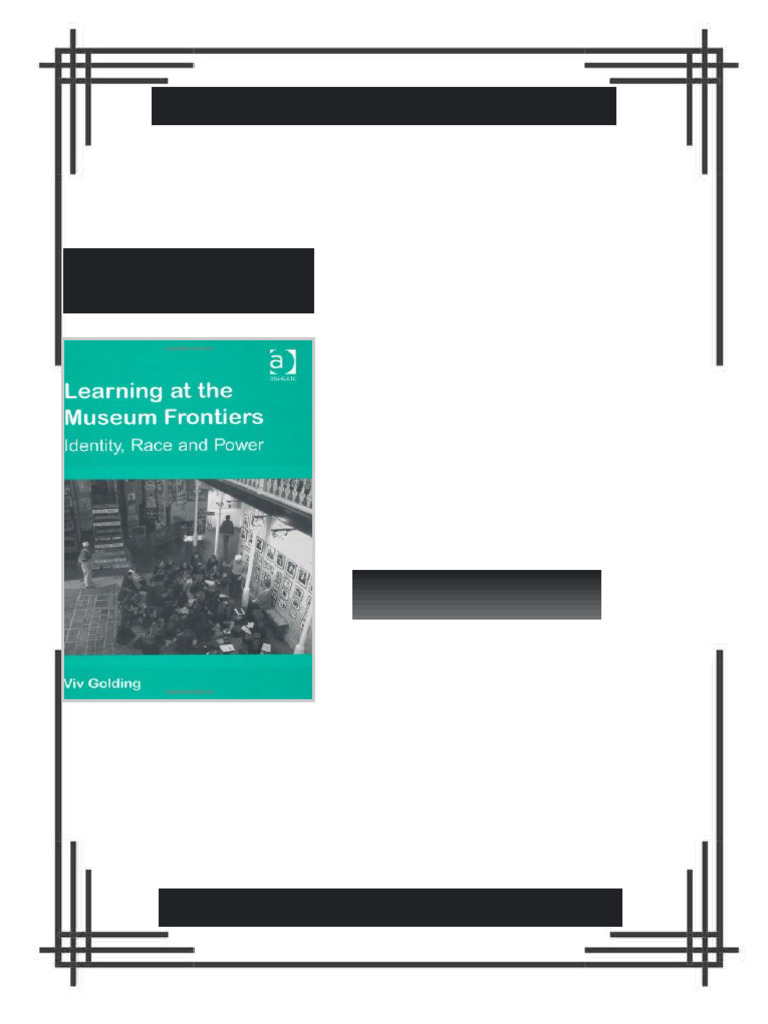 Learning at the Museum Frontiers Vivien Golding ebook revised pdf ...