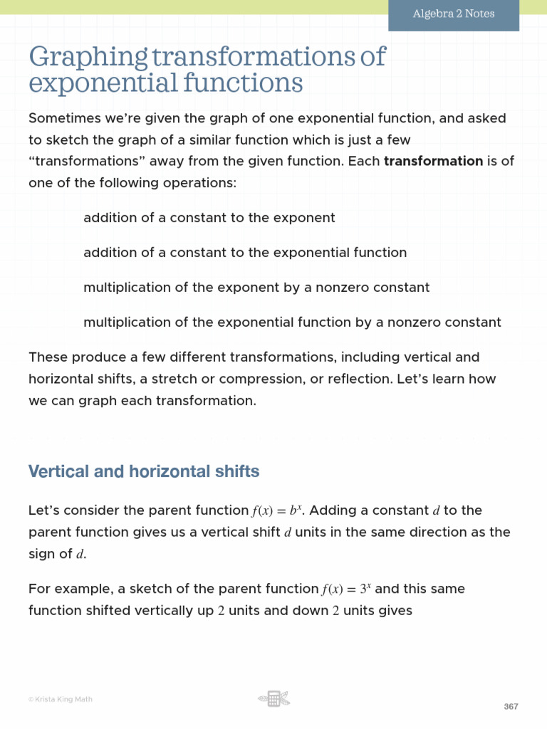027 Graphing-transformations-of-exponential-functions | PDF ...