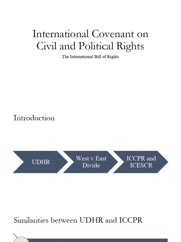 ICCPR PPTX | PDF