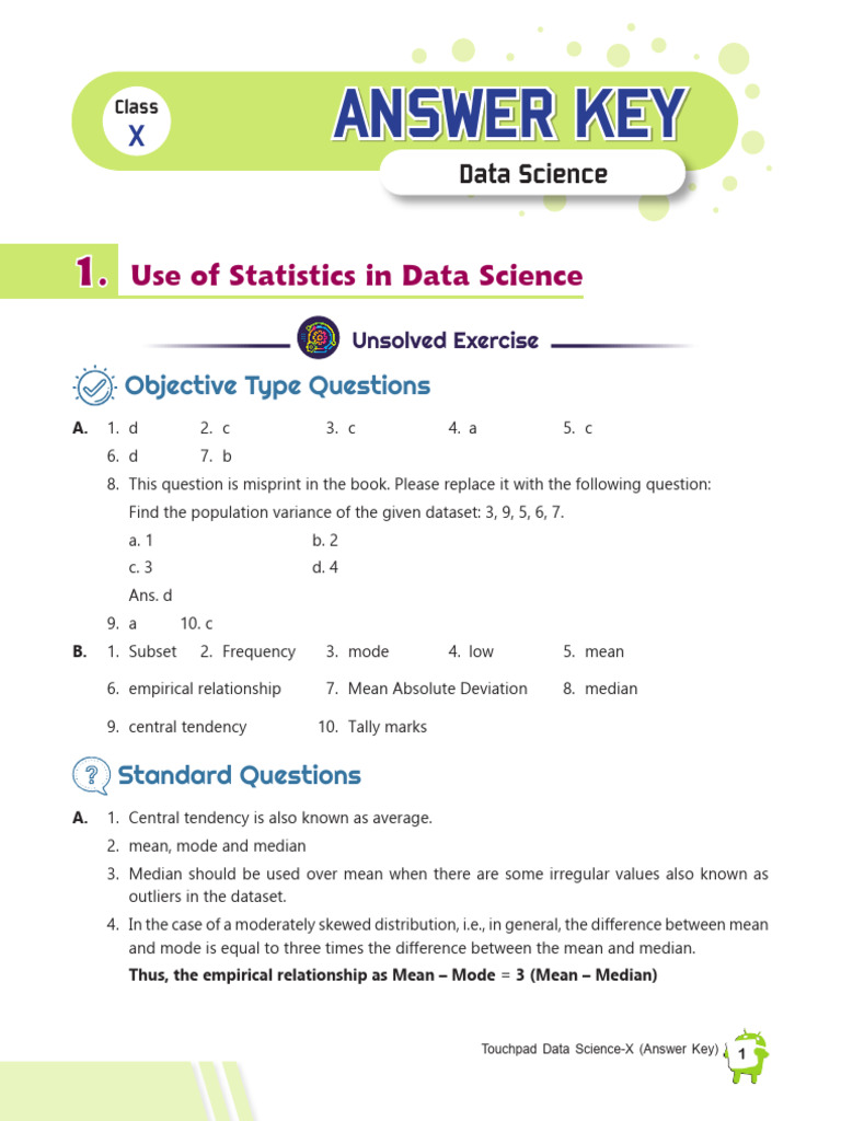 Data Science c10 Ak (1) | PDF | Probability Distribution | Descriptive ...