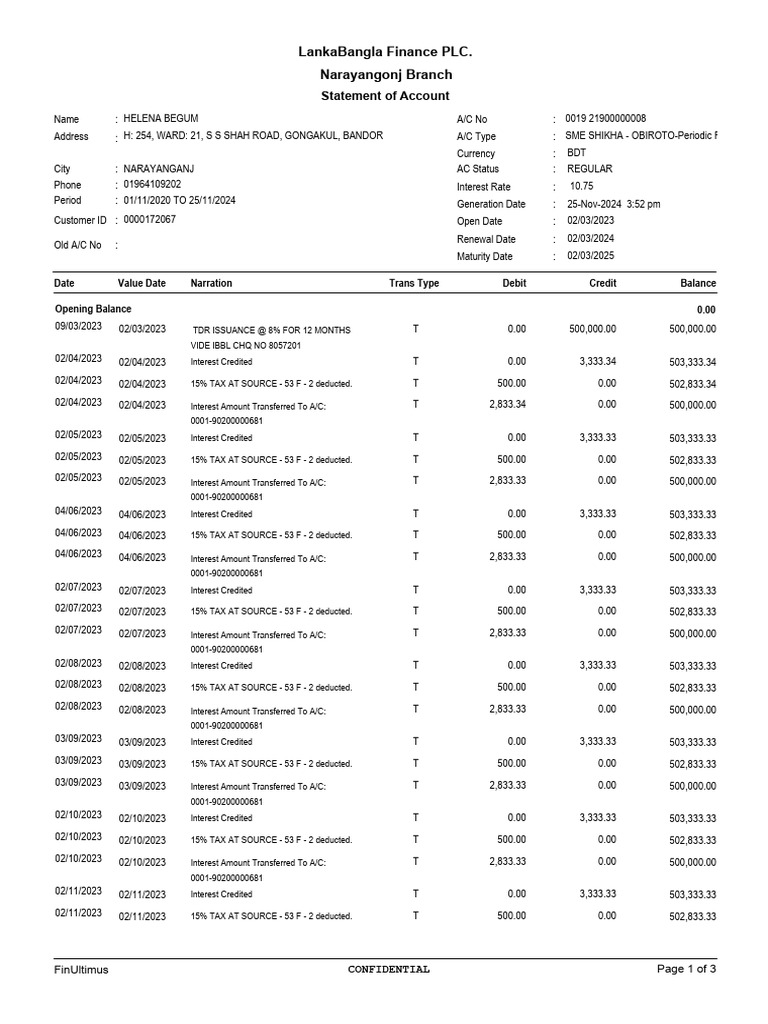 Helena Begum 08 | PDF | Interest | Taxes