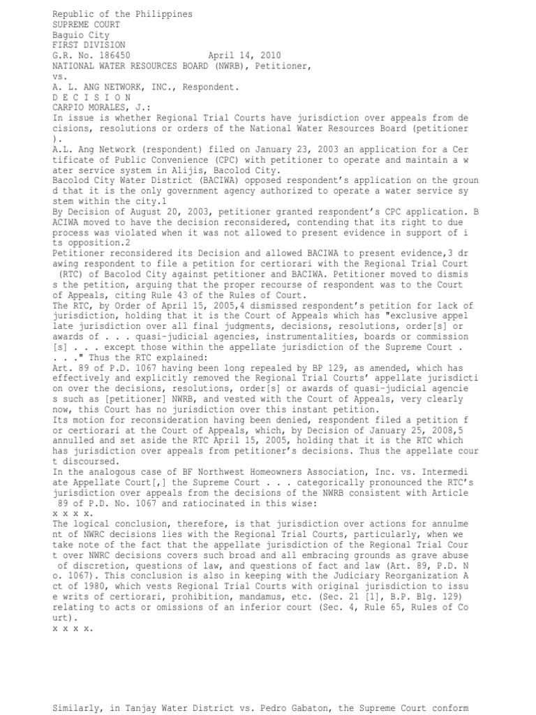 Admin Law Cases | PDF | Certiorari | Writ