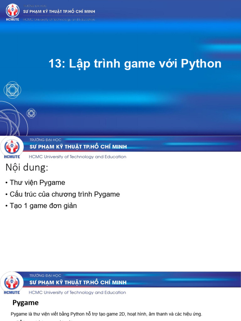 Lecture13-Game With Pygame | PDF
