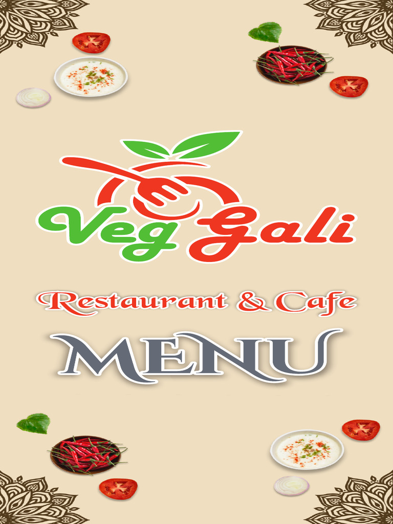 Veg Gali Menu | PDF