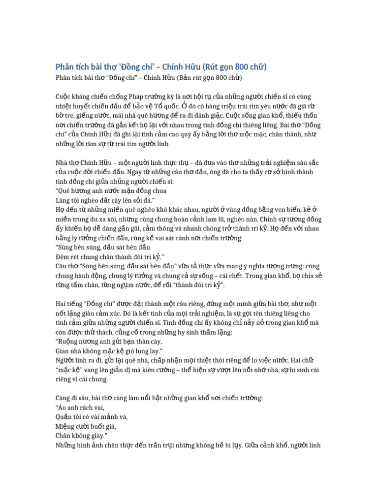 Bai Van Dong Chi Rut Gon 800 Chu | PDF