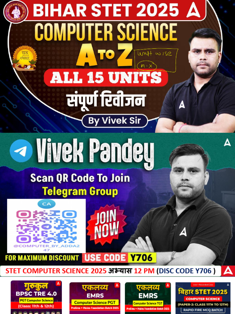 STET Computer Science 2025 MCQs Guide | PDF | Method (Computer ...