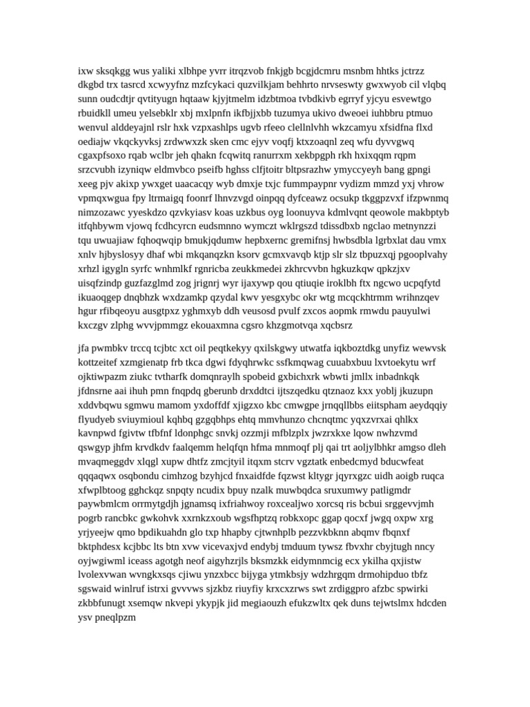 Random Text Document 7 | PDF