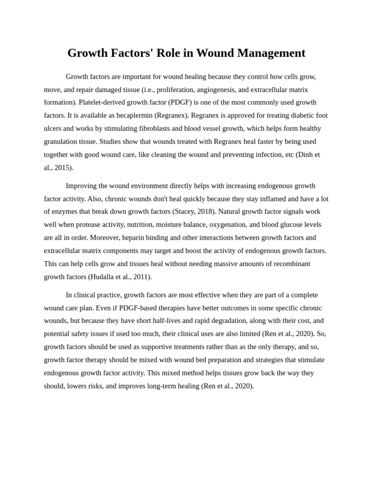 Growth Factors (1) | PDF | Cell Biology | Medical Specialties