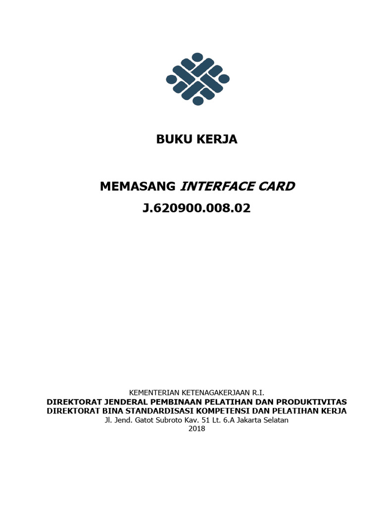 Panduan Memasang Interface Card | PDF