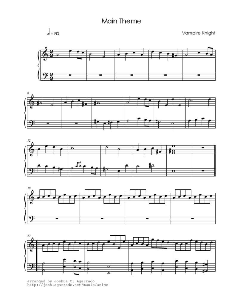 Vampire Knight Main Theme