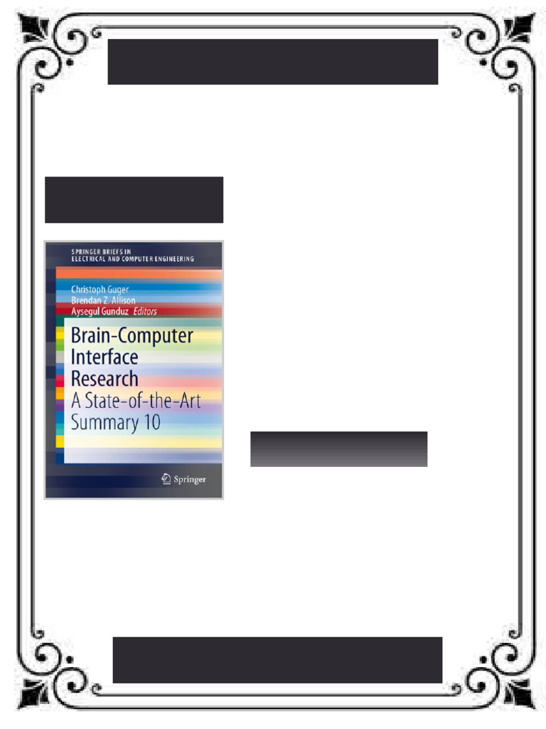 Brain Computer Interface Research A State of the Art Summary 10 1st ...